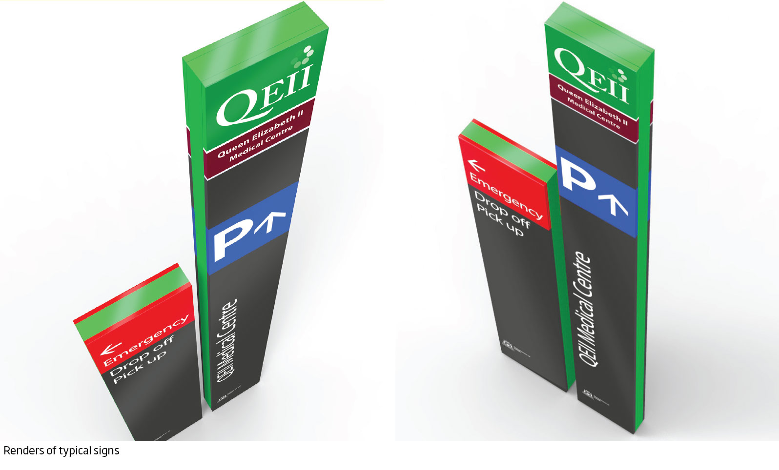 Queen Elizabeth II Medical Centre Wayfinding Strategy - Studio Gerber