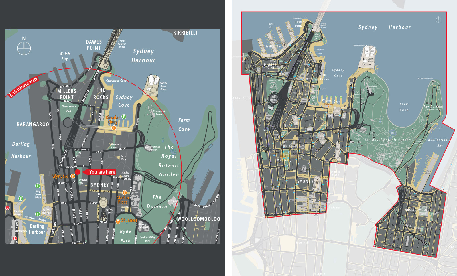 Legible Sydney® Map Design - Studio Gerber